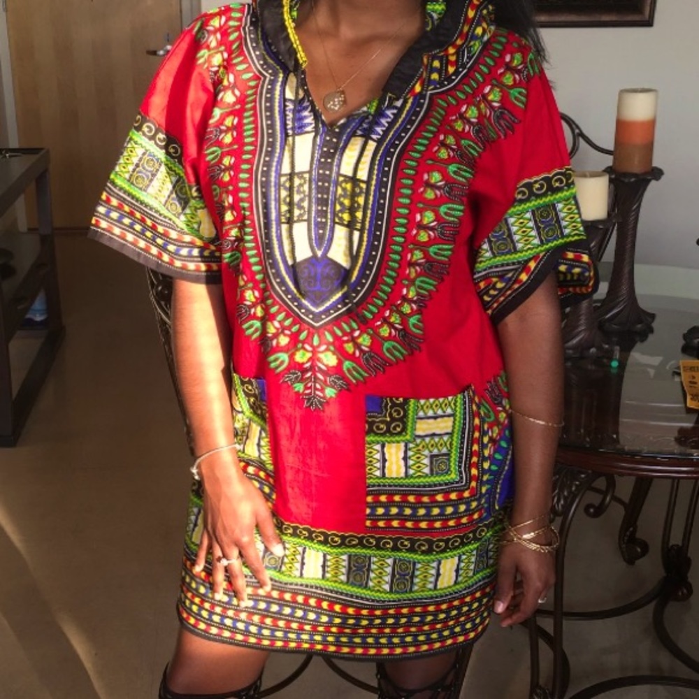 Hooded Dashiki - Gem